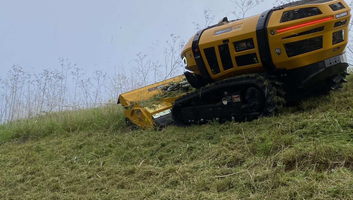 Slope Mower & Remote Controlled Mowing NZ | McConnel ROBOCUT
